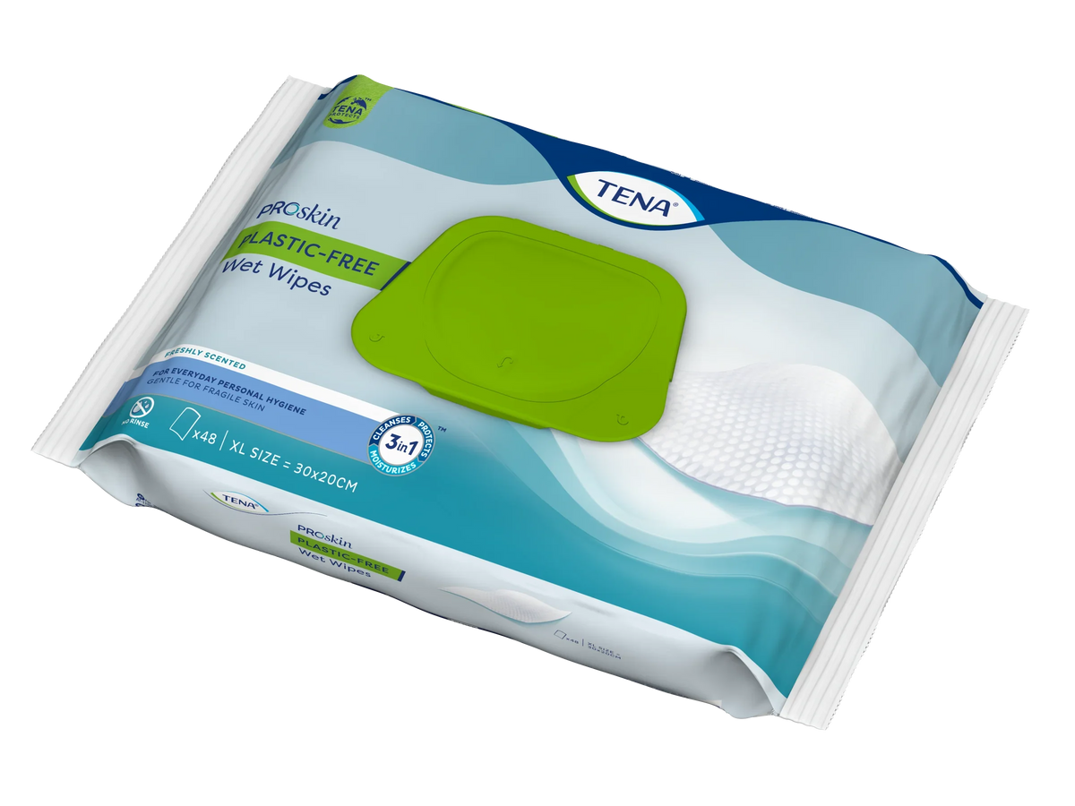 TENA ProSkin Plastic Free Wet Wipes | TENA