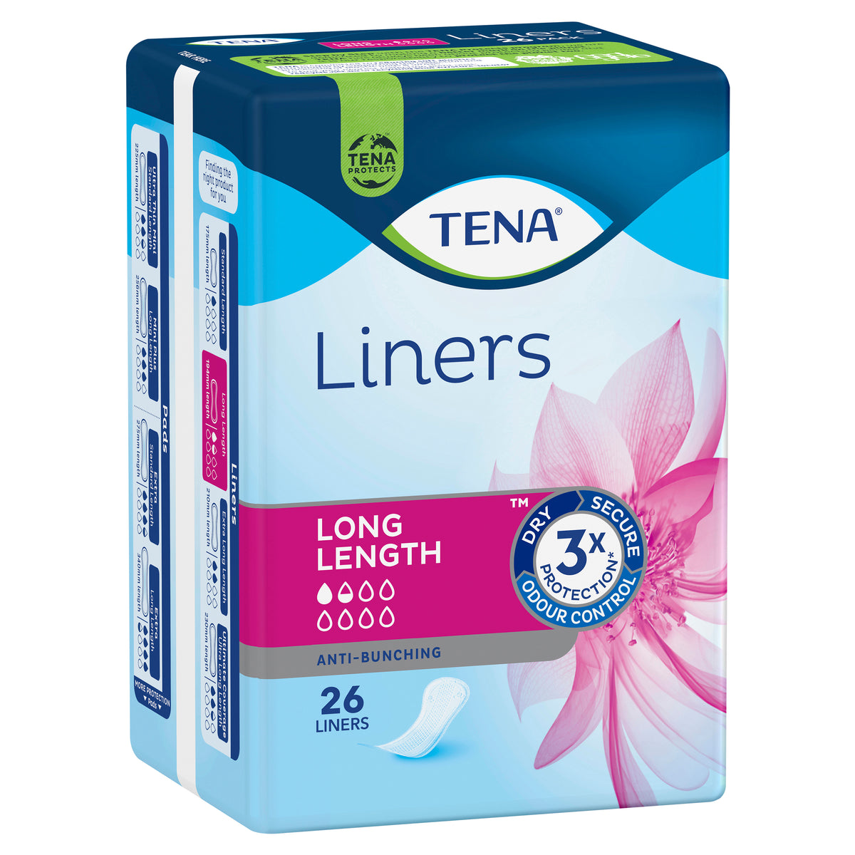 TENA Liners Long Length 26 Pack | TENA