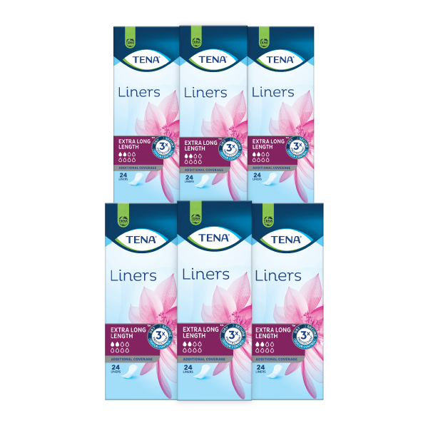 TENA Incontinence Liners for Women | Extra Long | TENA