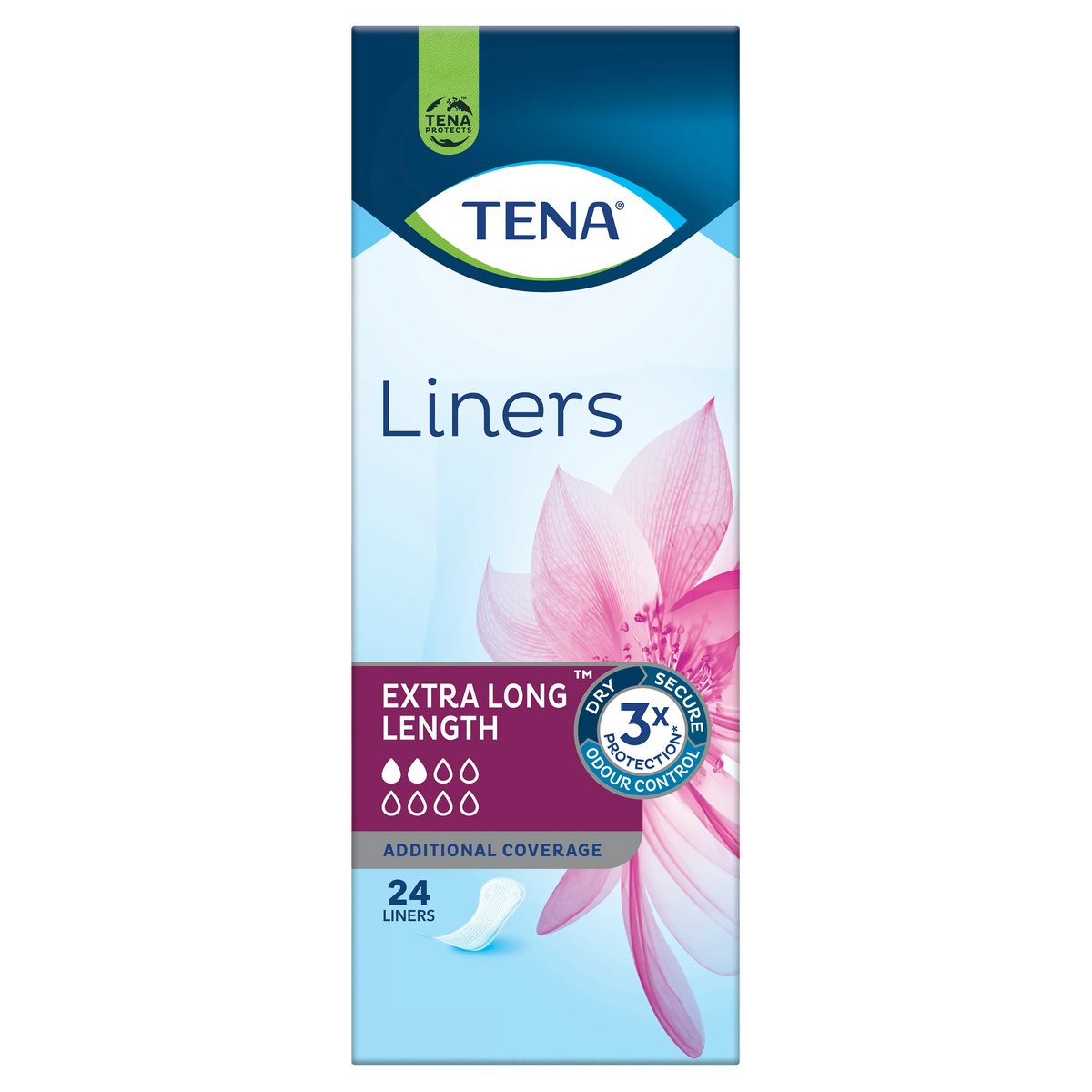 TENA Liners Extra Long Length Sample | TENA