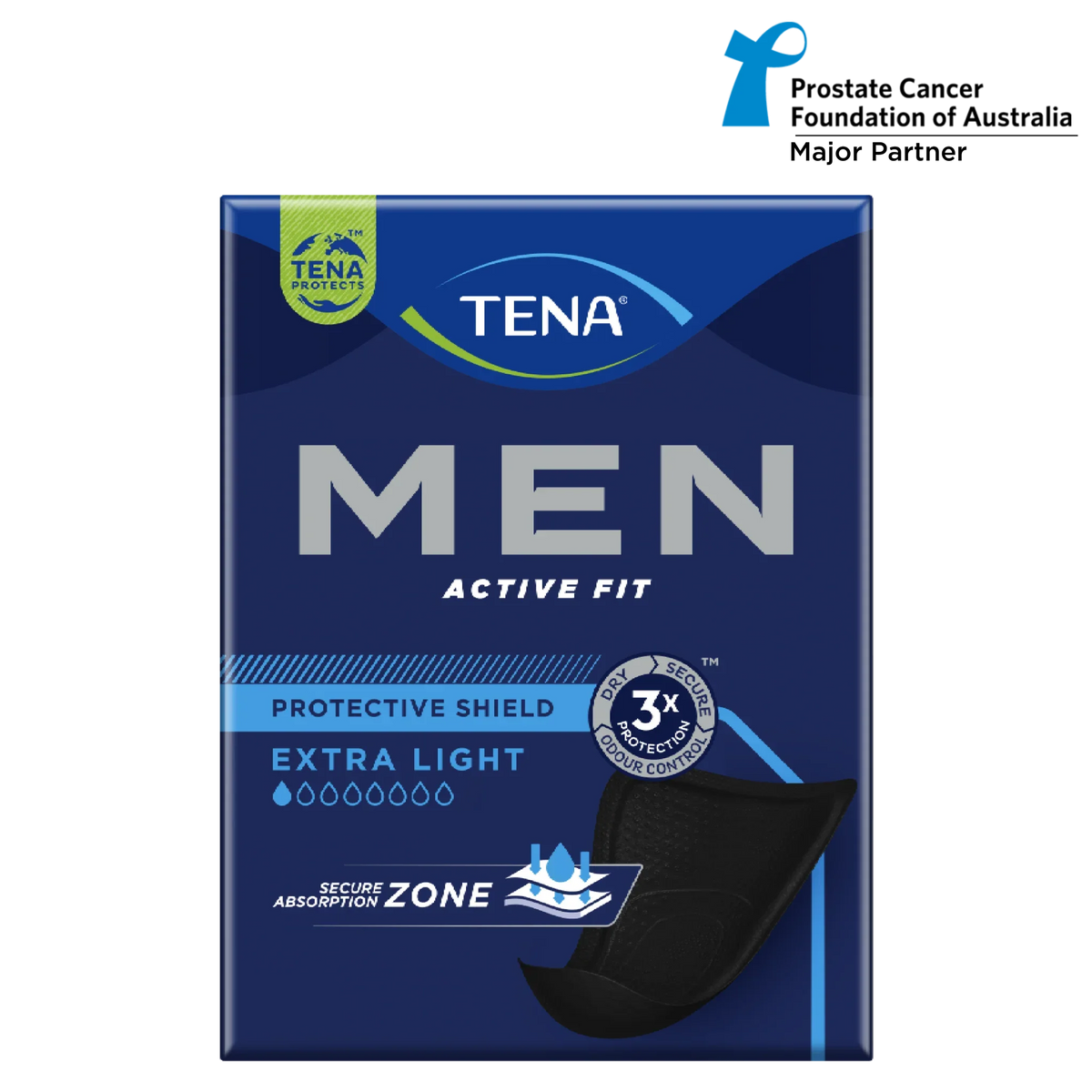 TENA MEN Active Fit Protective Shield Extra Light | TENA